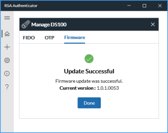 DS100 Hardware Authenticator